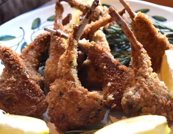 Fried Lamb Chops with Anchovy Sauce - Appetito