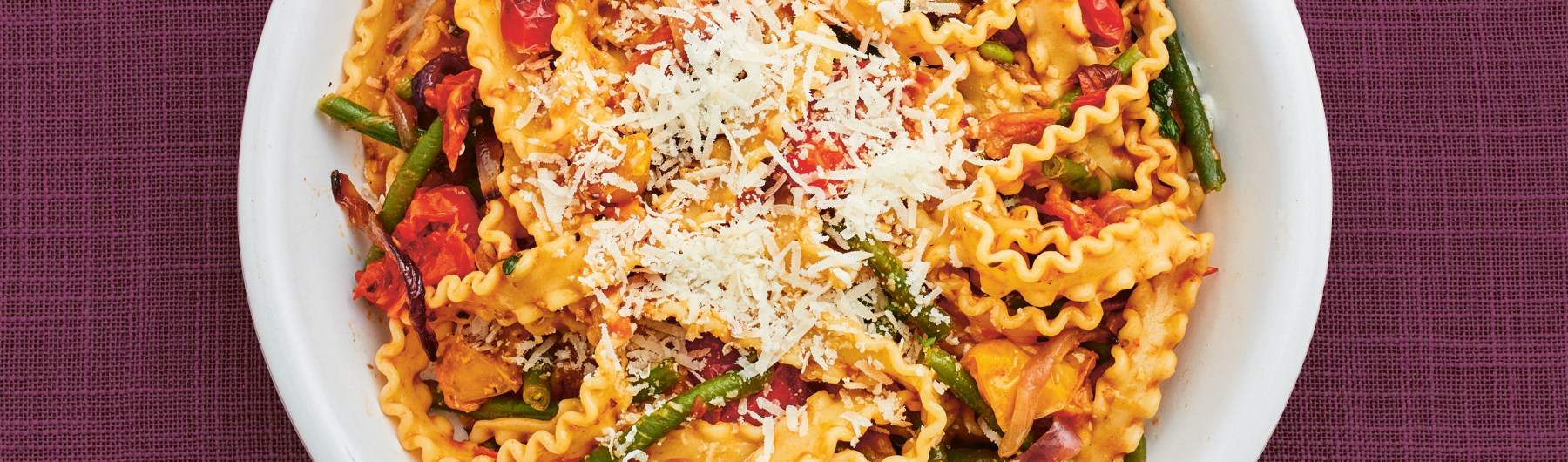 Roasted Vegetable Mafaldine - Appetito