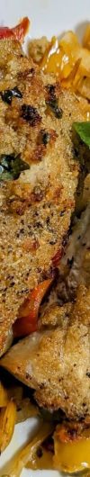 Snappy Swordfish Oreganata with Peppers is Perfect for Lent - Appetito