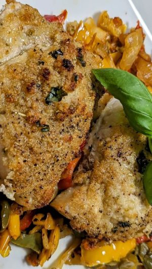 Snappy Swordfish Oreganata with Peppers is Perfect for Lent - Appetito