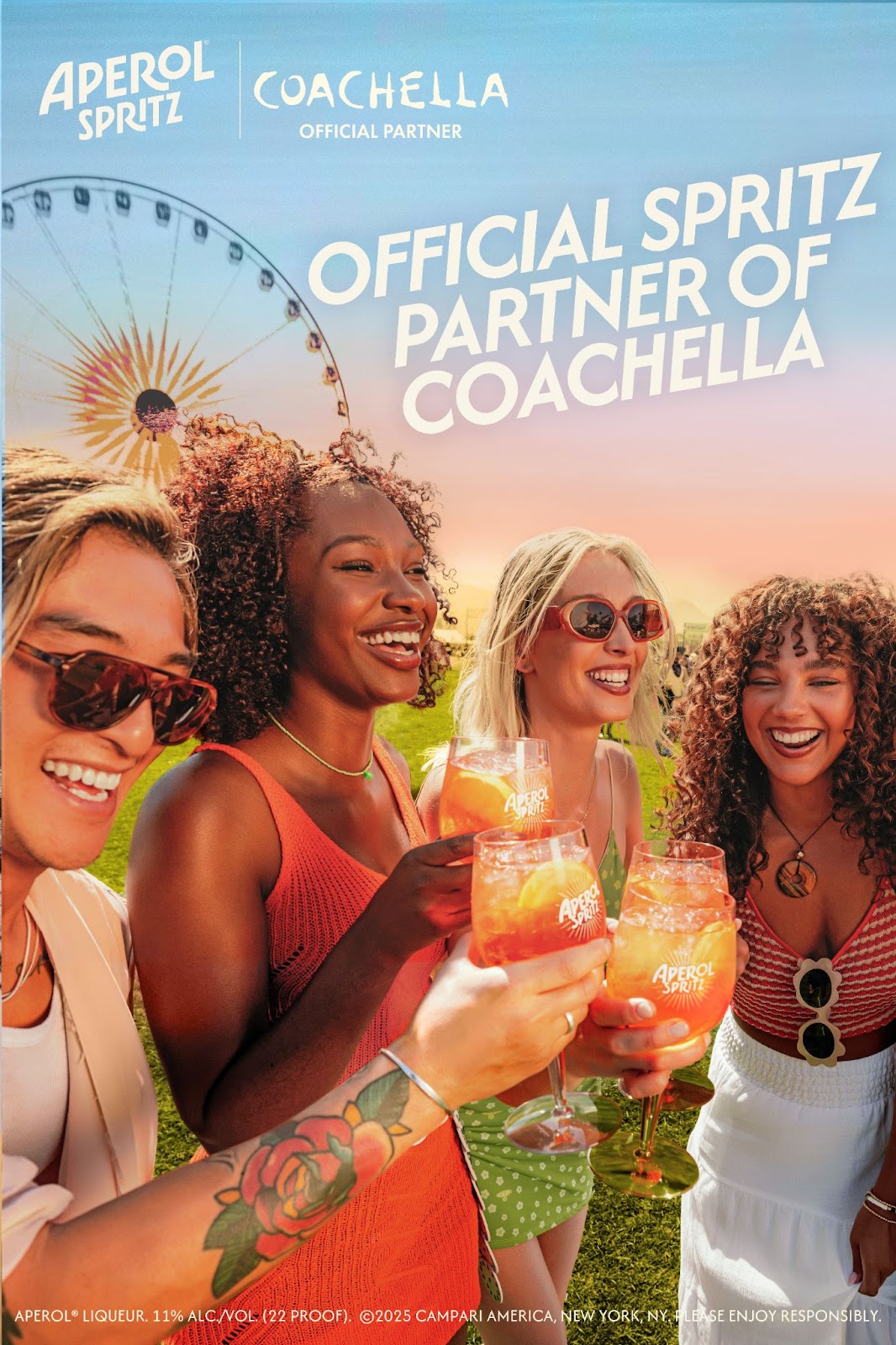 Aperol to Serve as Official Spritz Partner of Coachella - Appetito