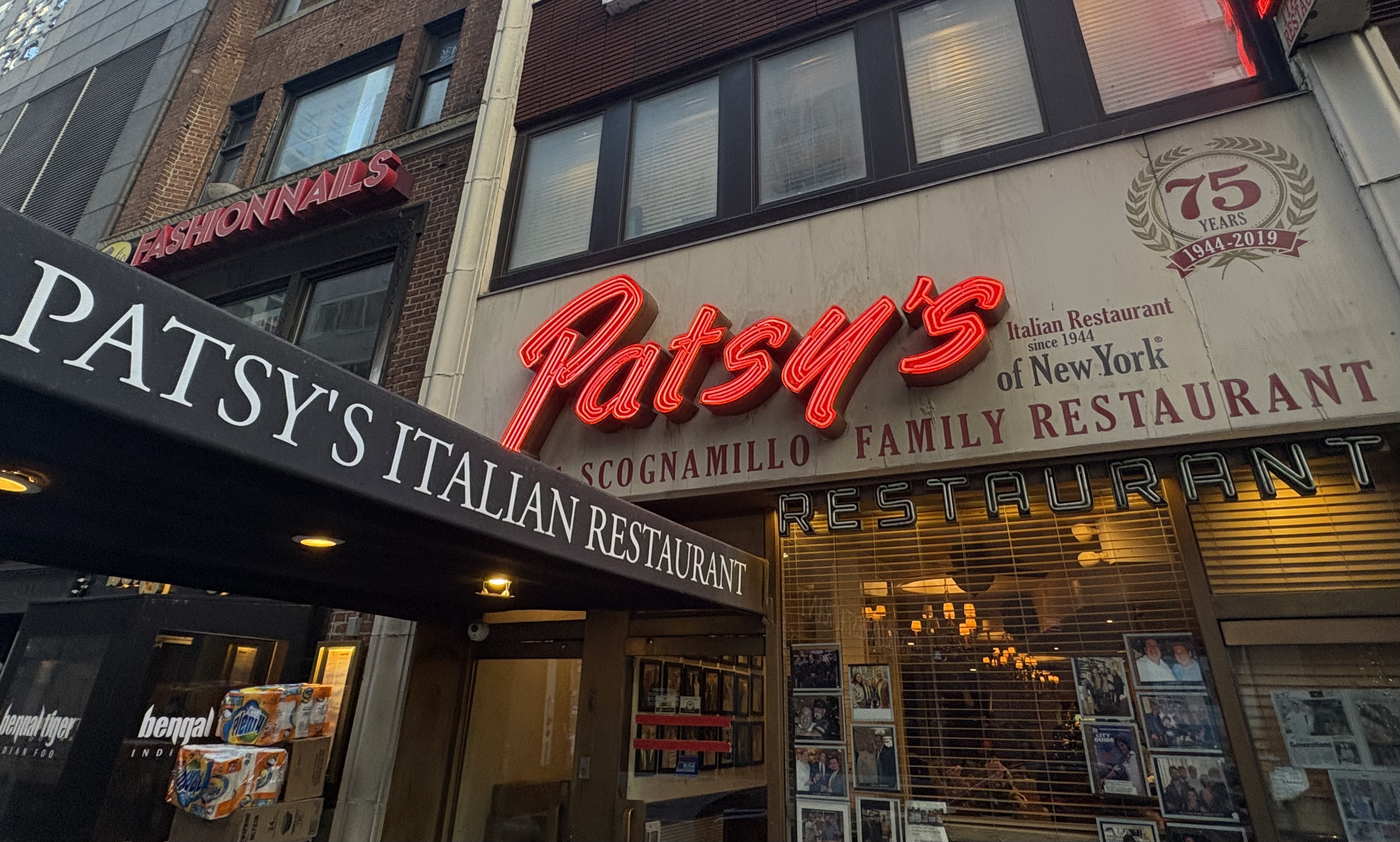 Frank Sinatra’s 110th Birthday at Patsy’s Italian Restaurant - Appetito